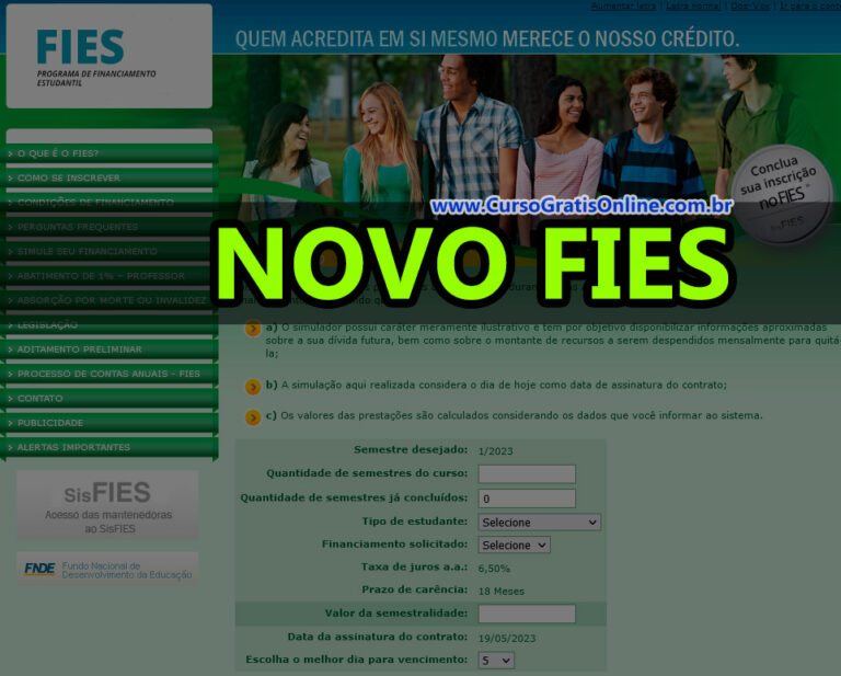 FIES - SisFIES 2023: Inscrição, parcelas, faculdades e taxas